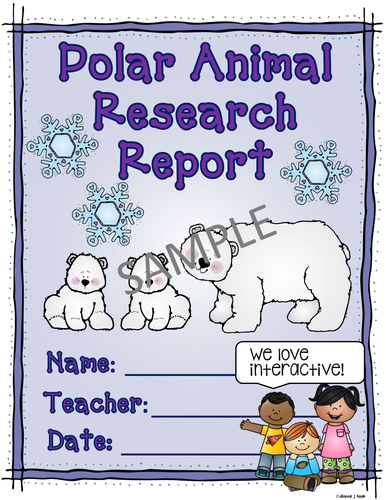 Google Interactive Digital! Polar Animal Report | Teaching Resources