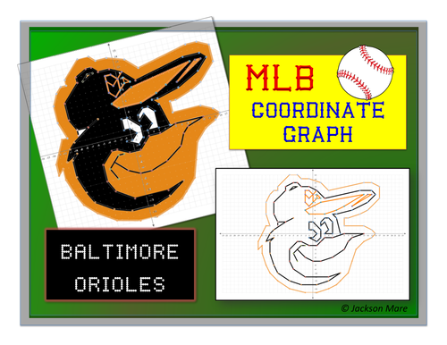 Baltimore Orioles - MLB Coordinate Graph | Teaching Resources