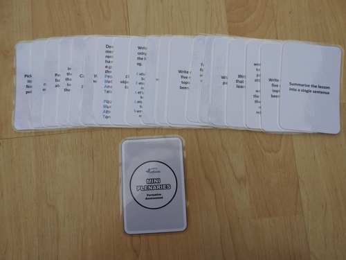 Mini Plenary Cards (Grey Backed Cards) | Teaching Resources