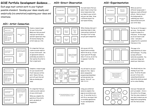 GCSE Art and Design Page by Page Support | Teaching Resources