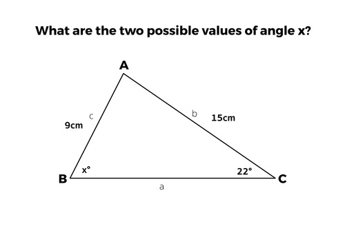 Finding Angles Using the Sine Rule - Complete Lesson | Teaching Resources