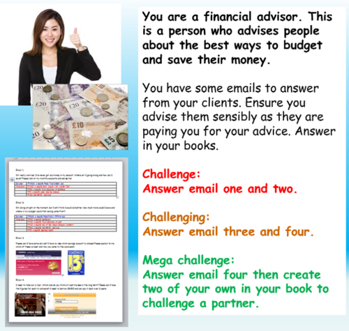 Finance / Careers: Budgeting Money | Teaching Resources