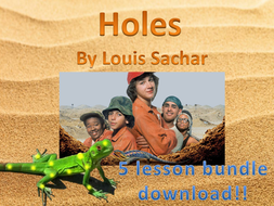 Holes - 5 Lesson Bundle | Teaching Resources