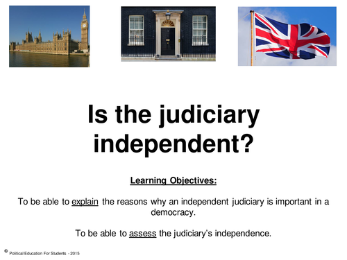 How independent is the judiciary? | Teaching Resources