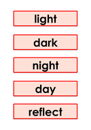 Light and Dark - Games and Activities Supporting Scientific Vocabulary ...