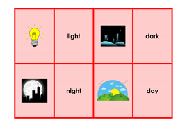 Light and Dark - Games and Activities Supporting Scientific Vocabulary ...