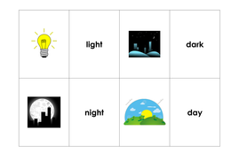 Light and Dark - Games and Activities Supporting Scientific Vocabulary ...