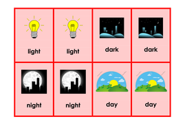 Light and Dark - Games and Activities Supporting Scientific Vocabulary ...