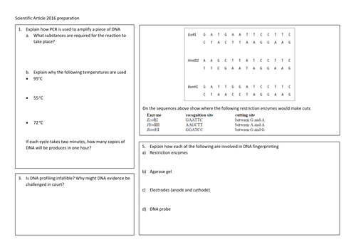 Edexcel SNAB 2016 Scientific Article (Factory of Life) images and ...