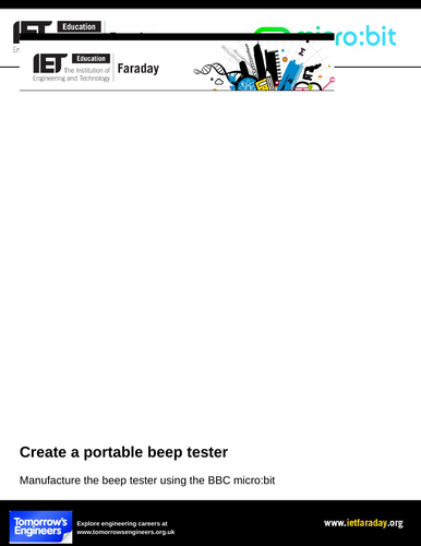 Create a portable beep tester | Teaching Resources