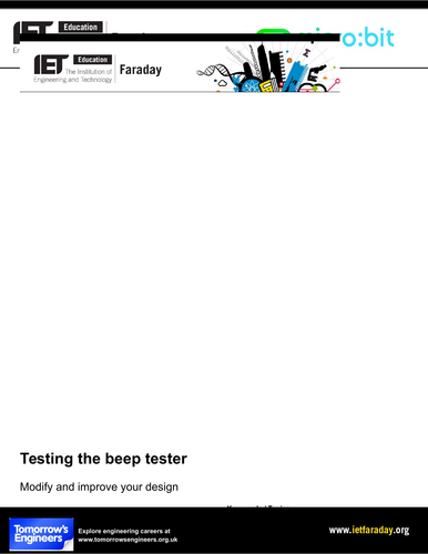 Testing the beep tester | Teaching Resources