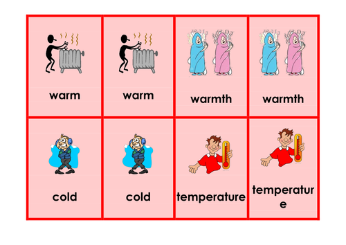 Keeping Warm - Games and Activities Supporting Scientific Vocabulary ...
