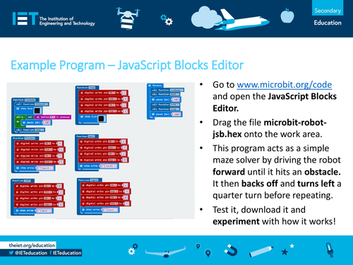 Programming the robot buggy with the BBC micro:bit | Teaching Resources