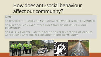 Anti-social behaviour problems in the community by lawriepeet ...