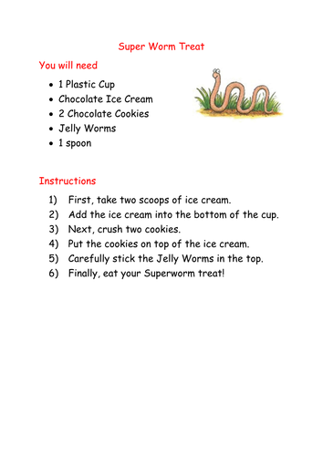 Year 1 Julia Donaldson Superworm English Planning Narrative Unit ...
