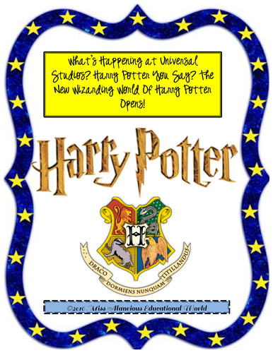 Informational Text for Close Reading: Wizarding World of Harry Potter ...