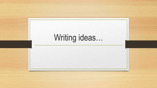 A SERIES OF 16 INNOVATIVE CREATIVE WRITING IDEAS. | Teaching Resources