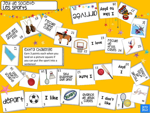 UPDATED Thurs 21/4! French Board Games: Growing Bundle | Teaching Resources