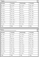 Mental Maths Homework Sheets | Teaching Resources