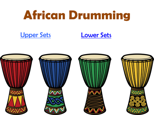 African Drumming Complete SOW with non-drumming tasks | Teaching Resources