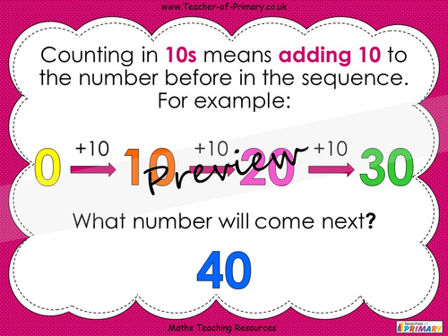 Counting in 10s - Year 1 | Teaching Resources