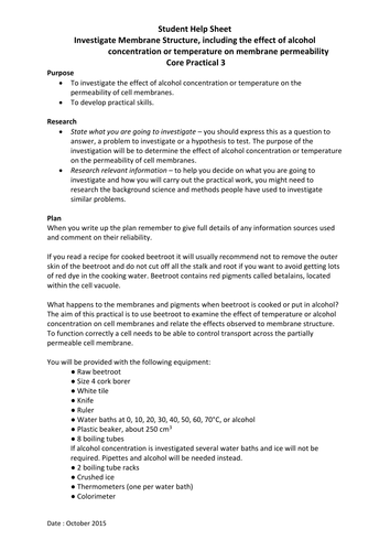 SNAB 2015 CPAC Core Practical front covers | Teaching Resources