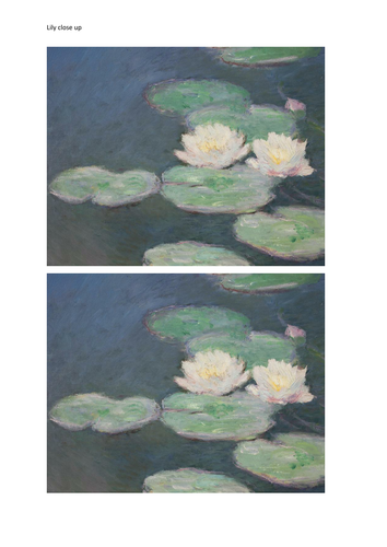 Art - Year 1 and 2 - Painting Monet | Teaching Resources