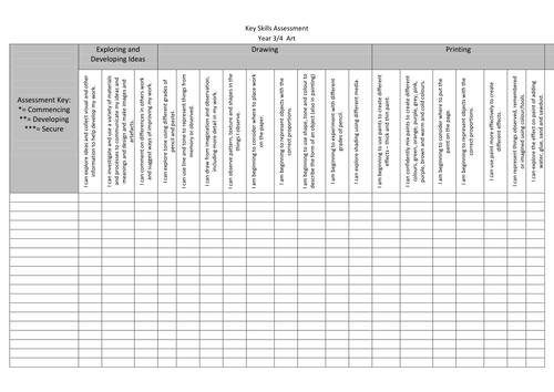 Year 3 and 4 - Class Assessment Records - New Curriculum 2014 ...