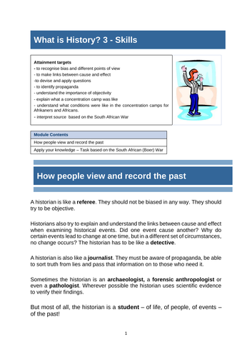 What is History 3 - Skills | Teaching Resources