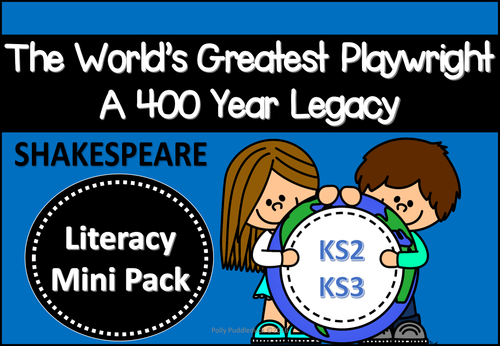 Shakespeare- Mini Activity Pack ( Presentation and Activities KS2/KS3 ...