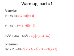 Multiplying and dividing algebraic fractions | Teaching Resources