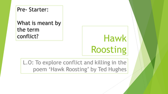 Hawk Roosting | Teaching Resources