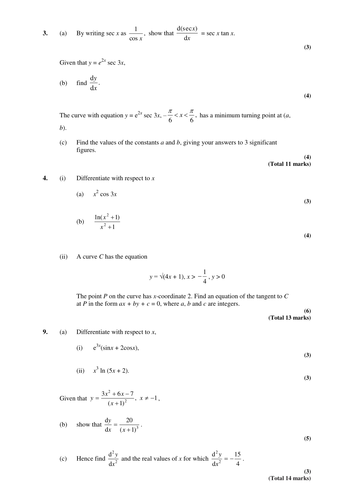 A level Maths Worksheets | Teaching Resources