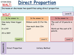 KS3: Introduction to Ratio and Proportion [Level 4/5] by fintansgirl ...