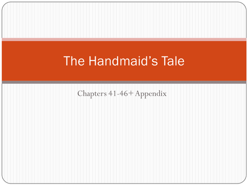 The Handmaid's Tale resource pack including lessons, worksheets, sample ...