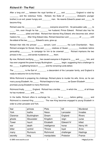 Introduction to Richard III - hero and villain focus | Teaching Resources