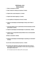 AQA GCSE Business Unit 1 Revision | Teaching Resources