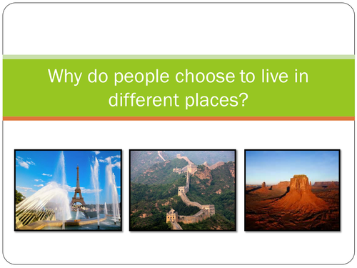 Population - Why do people live where they live? by s0913510 - Teaching ...