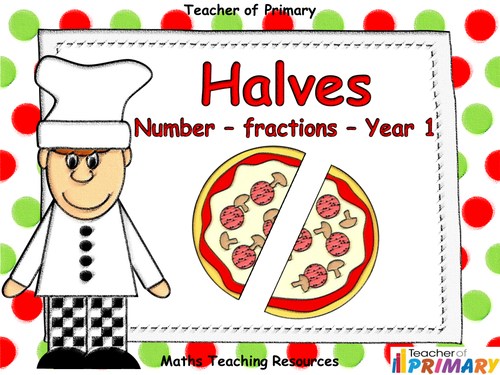Halves - Number - Fractions - Year 1 - Animated PowerPoint Presentation ...