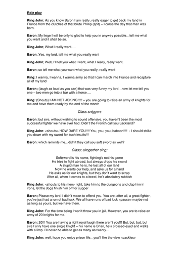 Why did the barons rebel against King john? | Teaching Resources