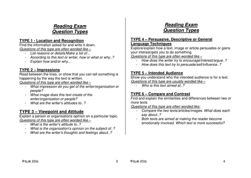WJEC English Language Revision Cards | Teaching Resources