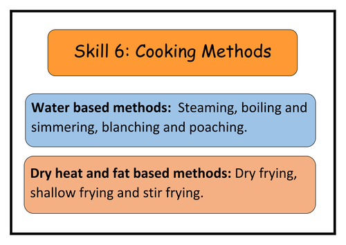 AQA Food Preparation and Nutrition Skills Posters and practial ...