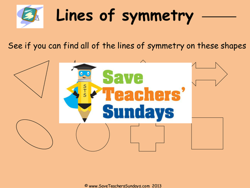 Line Of Symmetry KS1 Worksheets, Lesson Plans, PowerPoint and Plenary ...