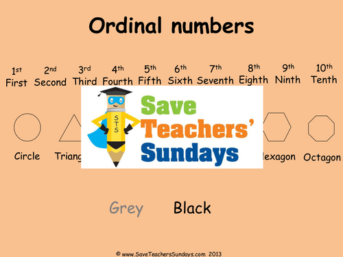 Ordinal Numbers KS1 Worksheets, Lesson Plans, IWB Display and ...