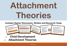 Child Development - Attachment Theories | Teaching Resources