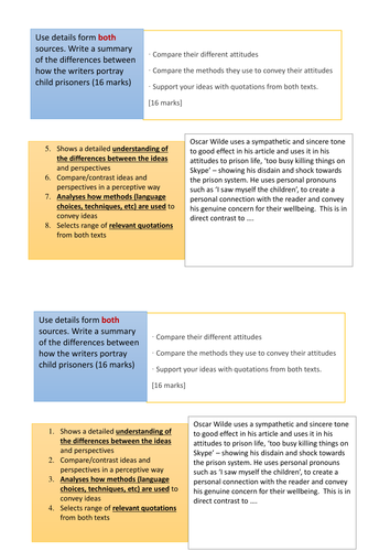 AQA English Language Paper Two | Teaching Resources