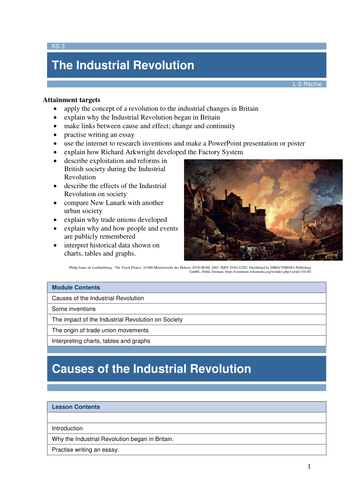 The Industrial Revolution | Teaching Resources