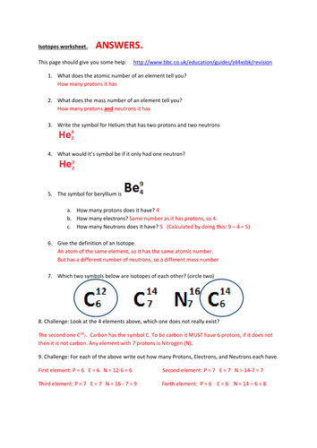 Isotopes, Atomic Structure, Mass number, Atomic number, Atomic nucleus ...