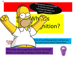 Metacognition reflection lesson | Teaching Resources