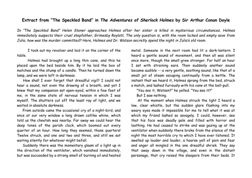 KS3 or KS4 Crime Fiction narrative writing unit of work | Teaching ...